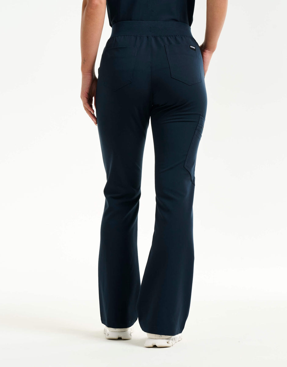 Essential Flare Scrub Pants - Midnight Navy – Airmed Scrubs
